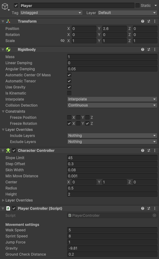 Third Person Controller | danielchen09 Dev Blog